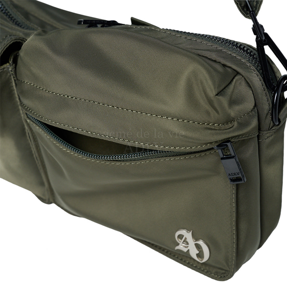 SYMBOL RIVET MULTI POKET CROSS BAG KHAKI – ADLV Australia